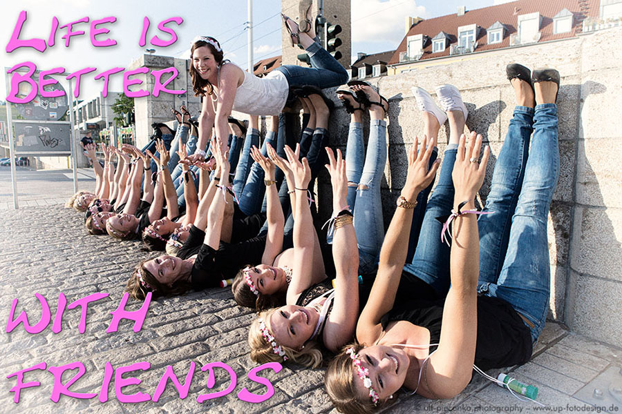 JGA in Würzburg - Fotoshooting bei Junggesellinnenabschied